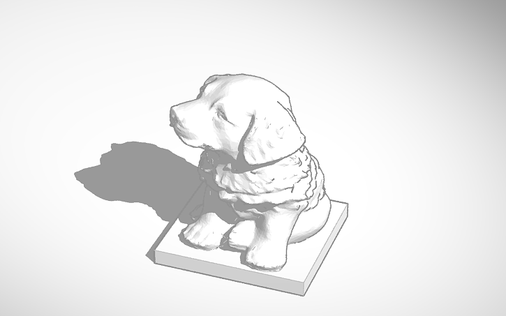 3D design puppy - Tinkercad