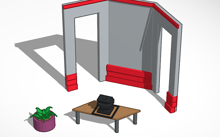 3D design wall - Tinkercad