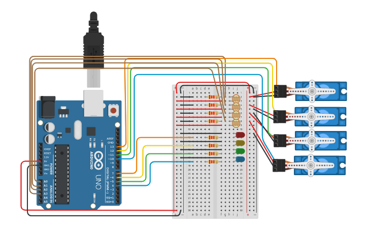 Circuit Design With Score Board Tinkercad