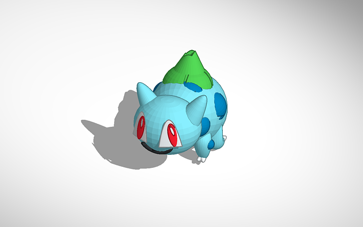 3D design bulbasaur #pokemon #fantasy | Tinkercad
