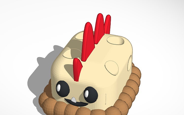 3D design PvZ2: Primal Potato-mine - Tinkercad