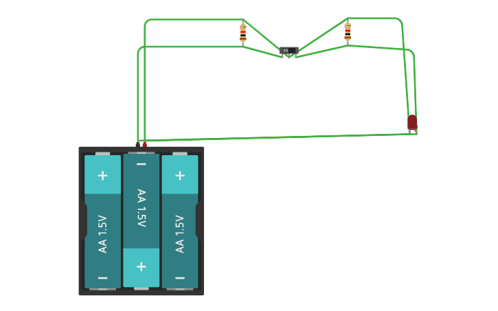 Circuit design LDR - Tinkercad