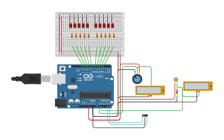Circuit design Joystick | Tinkercad