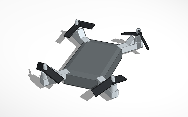 3d Design Drone Tinkercad