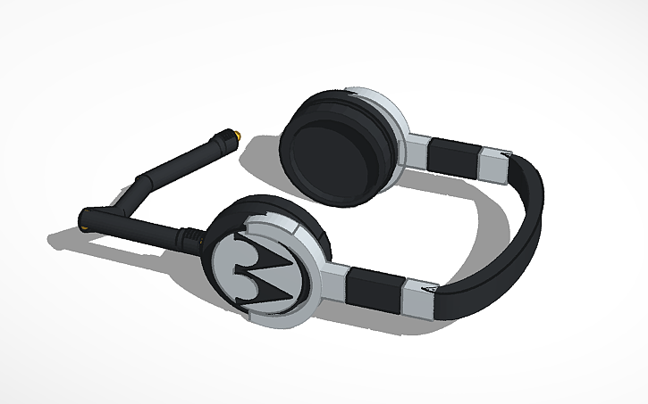 3D design headphones - Tinkercad