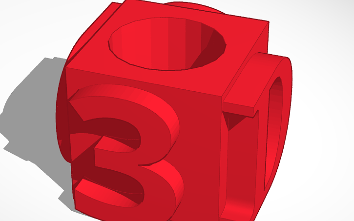 3D design 3-D Cube Sample - Tinkercad