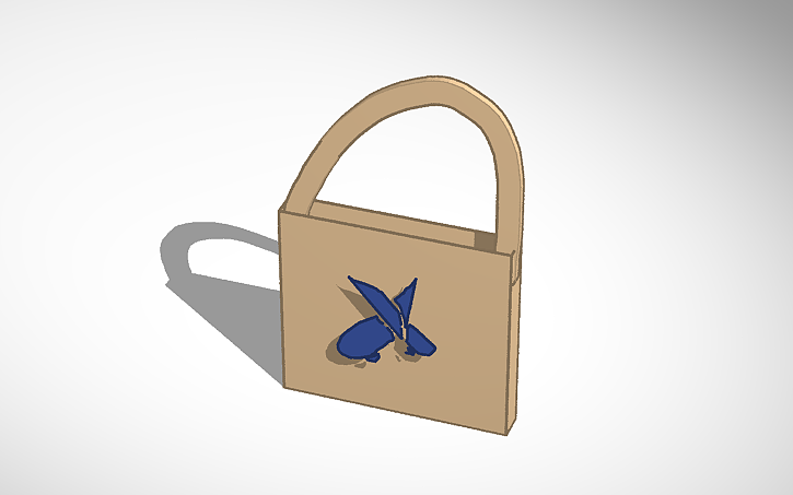 3D design Textiles Bag - Tinkercad