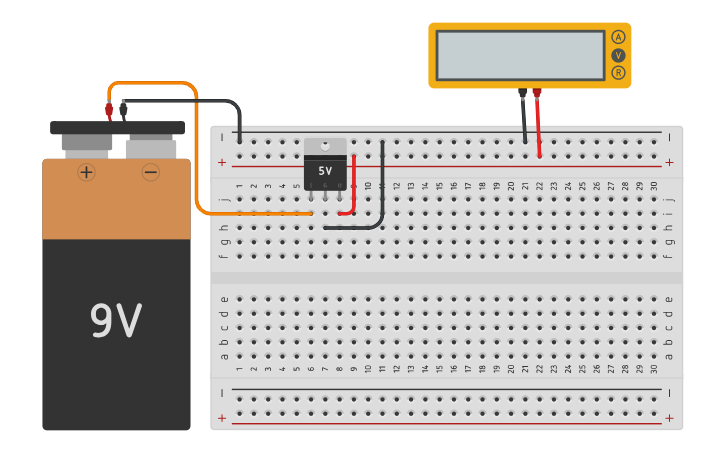 Circuit Design Lm7805 5v Regulator Tinkercad