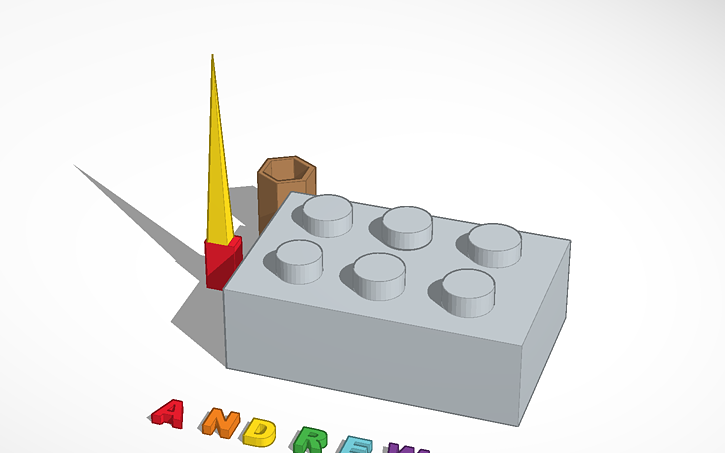 3D design lego brick | Tinkercad