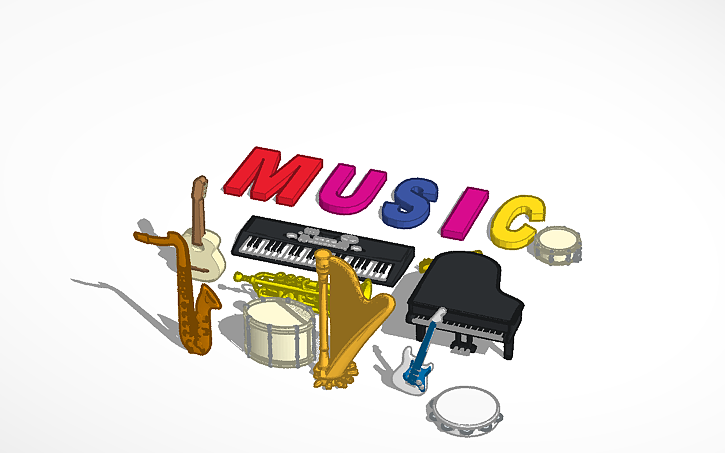 3D design MUSIC! - Tinkercad