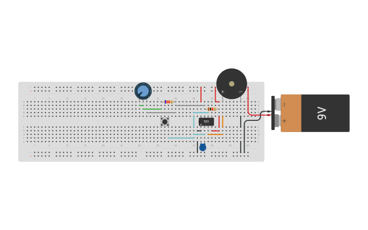 Circuit design Morse trainner | Tinkercad