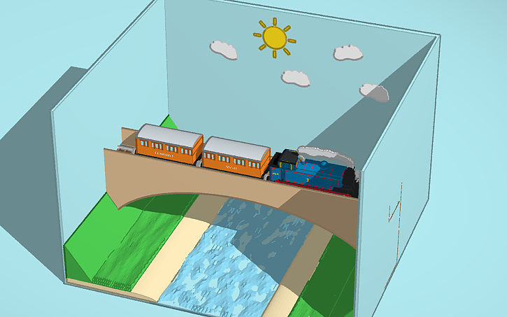 3D design TTTE Seasonal Diorama - Tinkercad