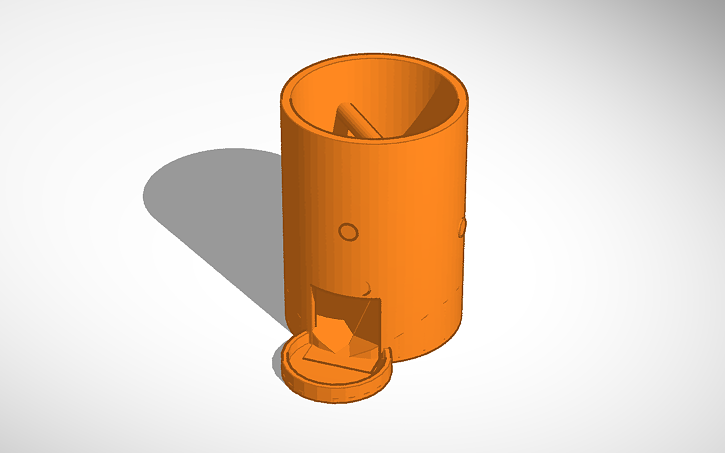 3D design A dice roller - Tinkercad