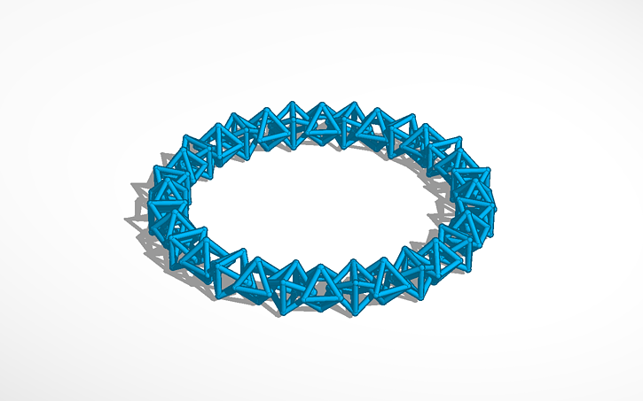 3D design bracelet - Tinkercad