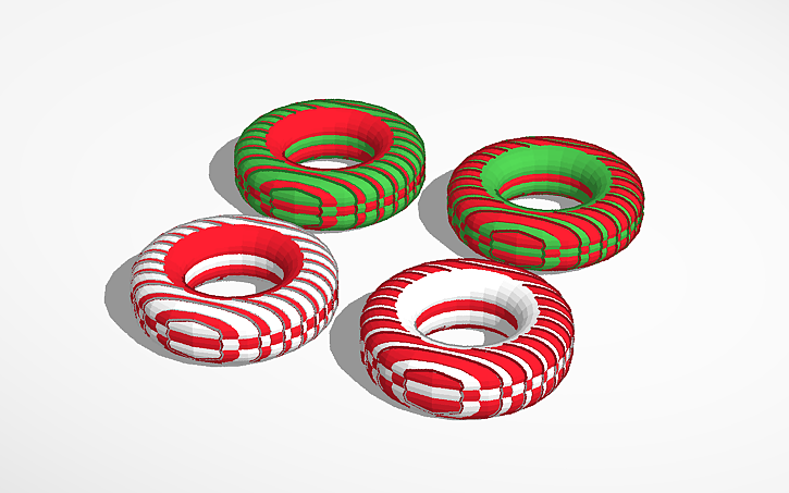 3D design Christmas Donuts!#HolidaysContest23 - Tinkercad