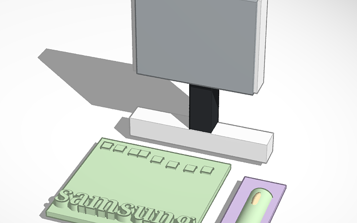 3D design cpu - Tinkercad