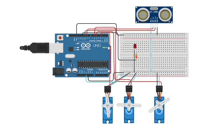 Circuit design №1 тапсырма - Tinkercad
