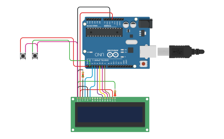 Circuit design digital_clock327 - Tinkercad