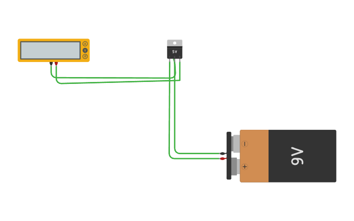 Circuit design 12V REGULATOR - Tinkercad