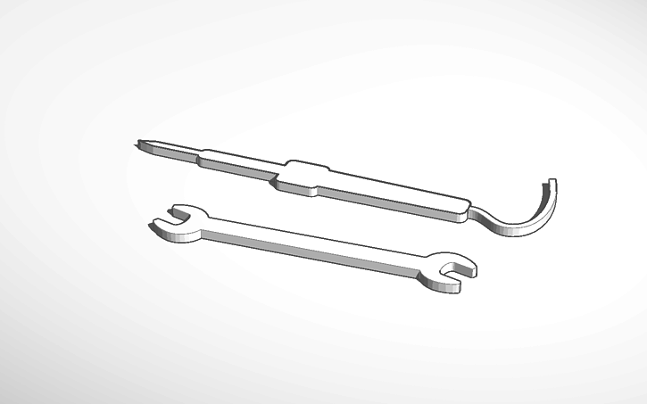 3D design SYN Shop tools - Tinkercad