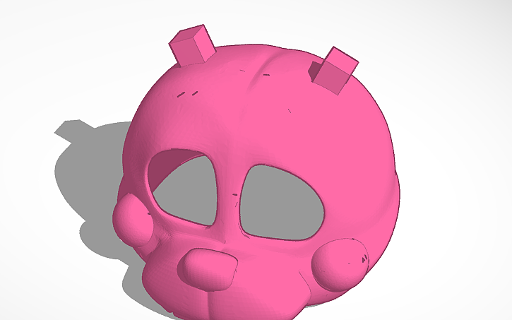 3D design head - Tinkercad