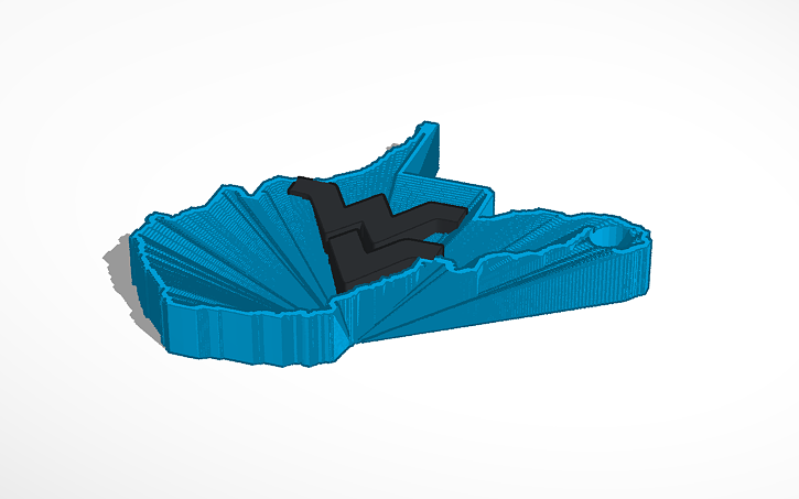3D design West Virginia Key Chain | Tinkercad