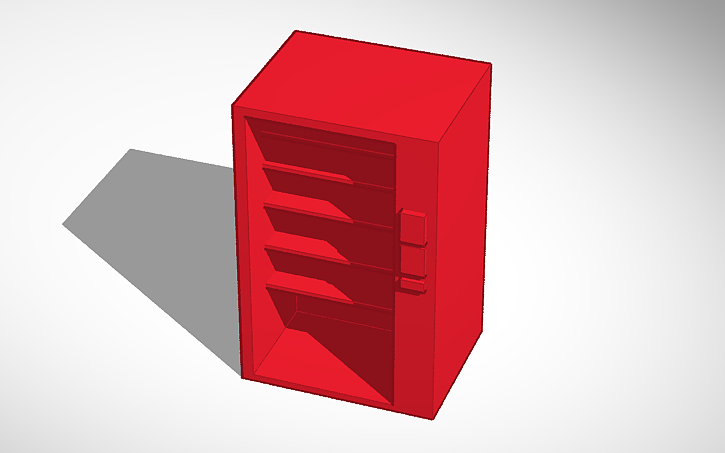 3D design Vending machine - Tinkercad