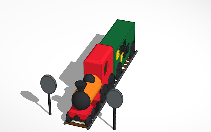 3D design train - Tinkercad