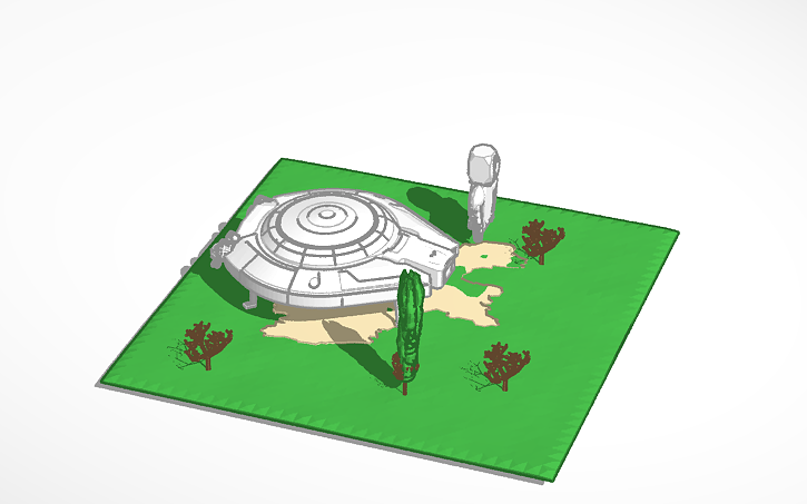 3D design Jupiter 2 with Robot, The Chariot | Tinkercad