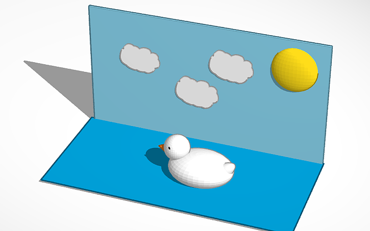 3d Design Duck Tinkercad
