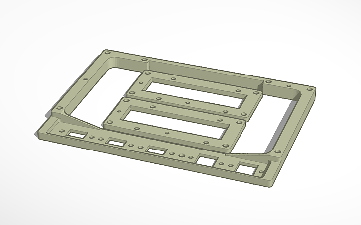 3D design Screen and Brackets | Tinkercad