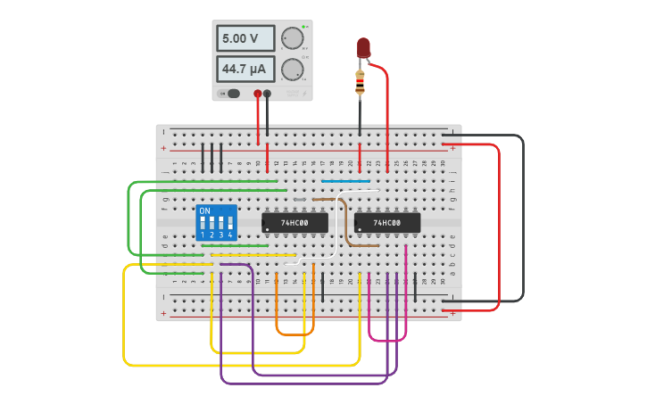 Circuit Design Realization Of Function Using Universal Gates Tinkercad