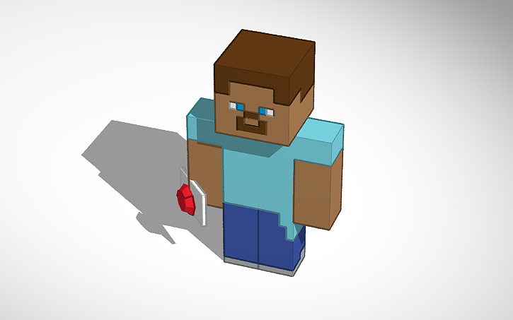 3D design Steve Rocks The Blocks Now in smash | Tinkercad