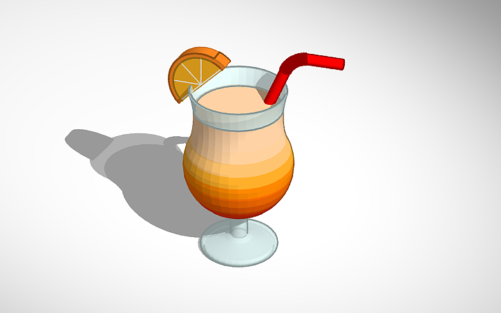3D design Tequila Sunrise | Tinkercad