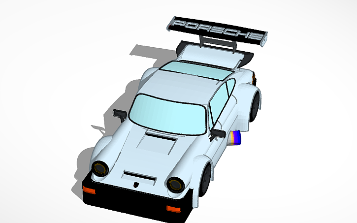 3D design Custom Porsche 911 Carrera RS - Tinkercad