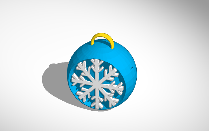 3D design Ornament - Tinkercad