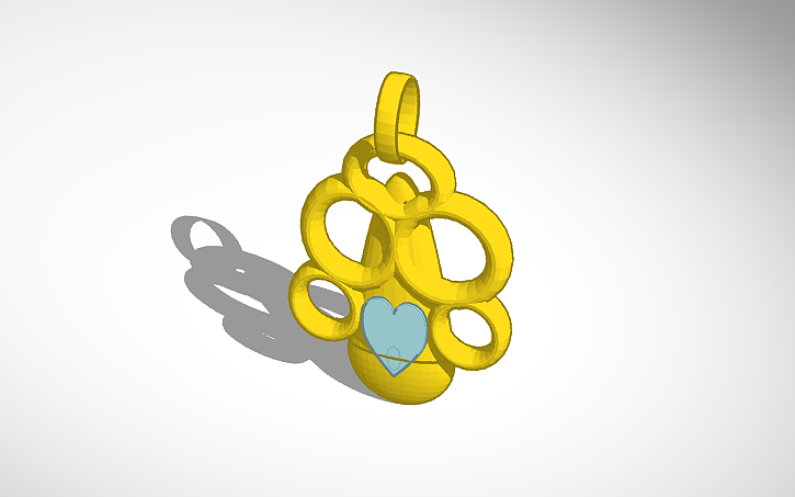 3D design Pendant - Tinkercad