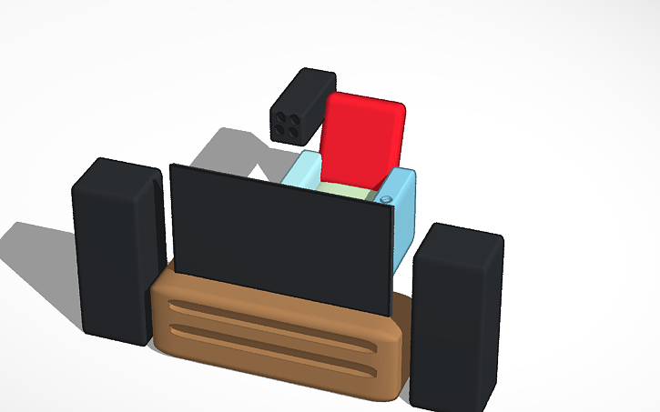 3d Design Living Room Tinkercad