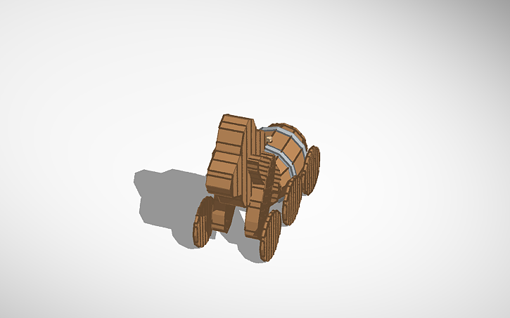 3D design Bar the barrel bot - Tinkercad