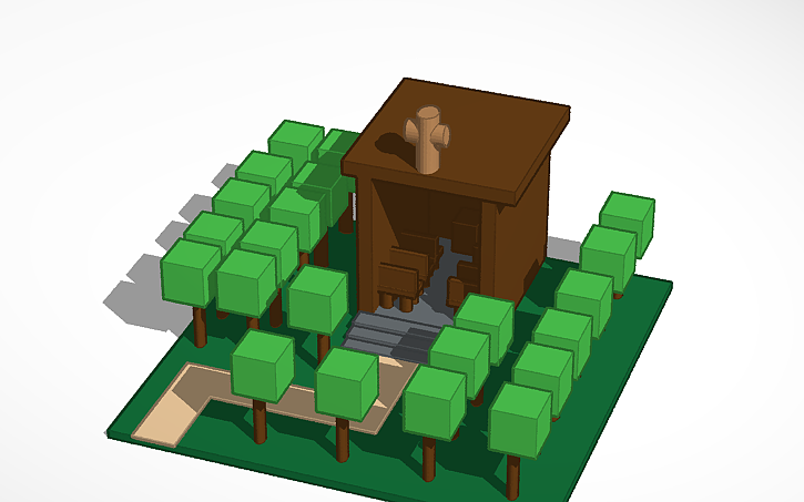 3D design church | Tinkercad