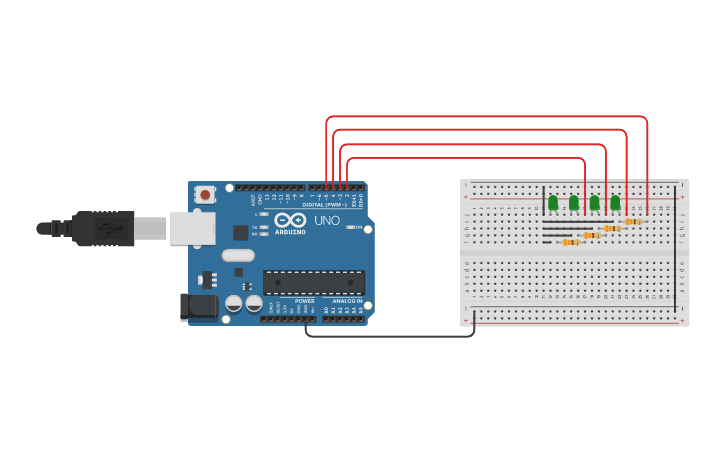 Circuit design GPIO_1 - Tinkercad