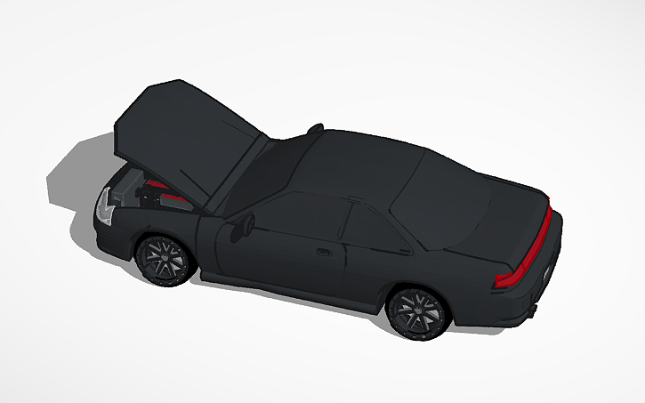 3D design 1999 NISSAN SILVIA S14.5 - Tinkercad