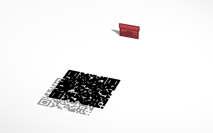 3D design qr code - Tinkercad