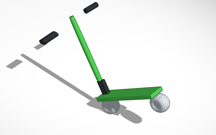 3D design scooter - Tinkercad