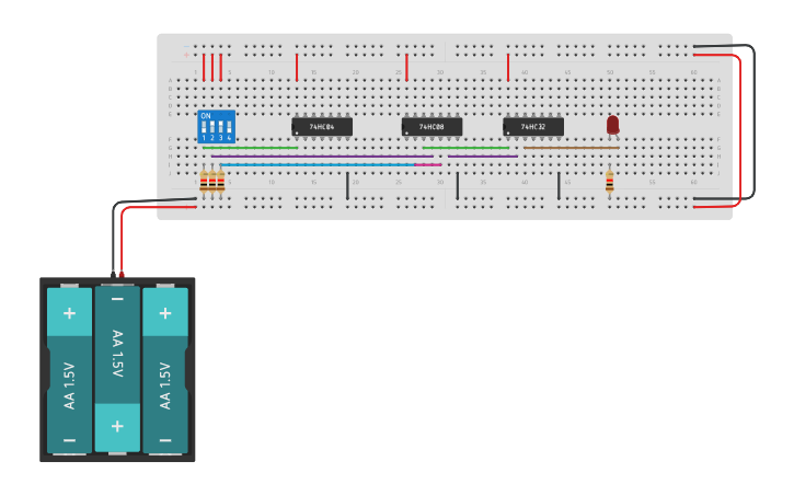 Circuit design (CIRCUITO SIMPLIFICADO) | Tinkercad