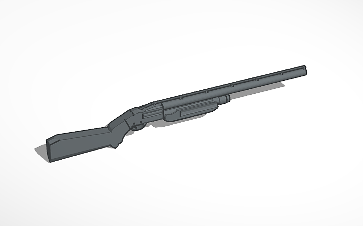 3D design Trench Warfare ShotGun - Roblox - Tinkercad