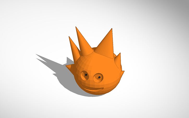 3D design Calcifer - Tinkercad