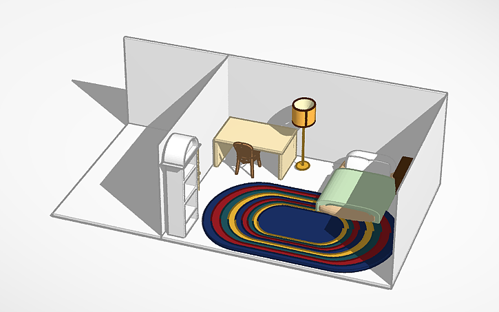 3D design dream room challenge - Tinkercad