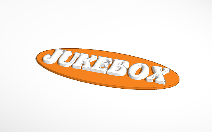 3D design jukebox - Tinkercad