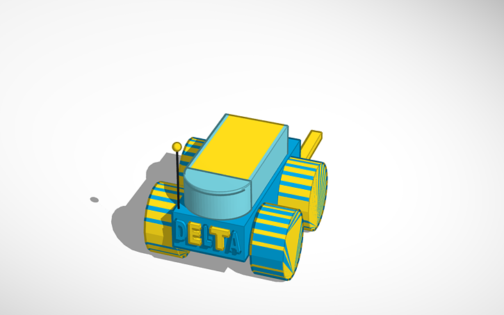3d Design Delta Tinkercad